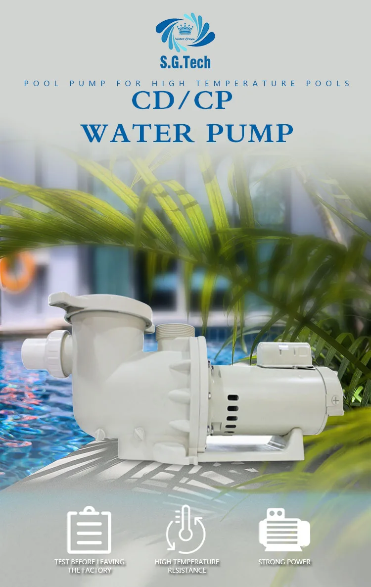 Water Crown Variable Cd Pool Pump High Pressure Water Pumps For ...