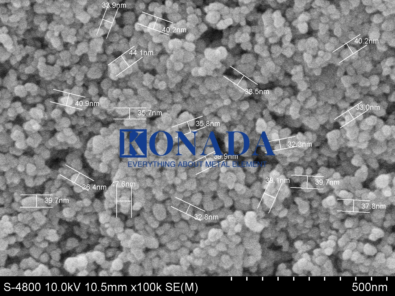 30nm-50nm Zirconia Jargonia Nanoparticles Zirconium Oxide Kontrastin ...
