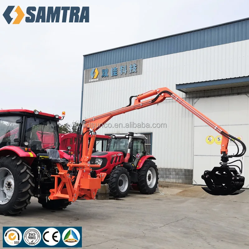 Factory!! Forest Machinery Log/ Timber Crane with Grabber Use in ...