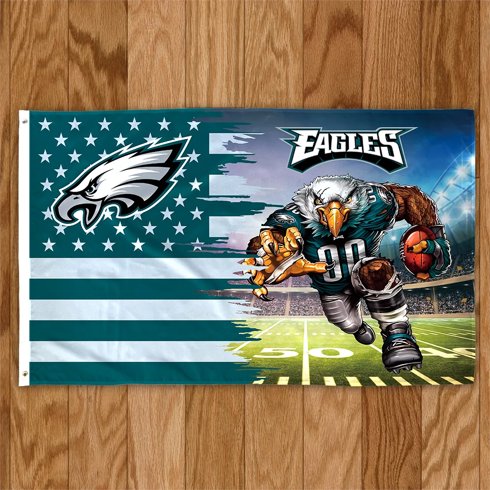 In Stock All Football Team Flag 3x5ft High Quality Custom Design Dallas ...