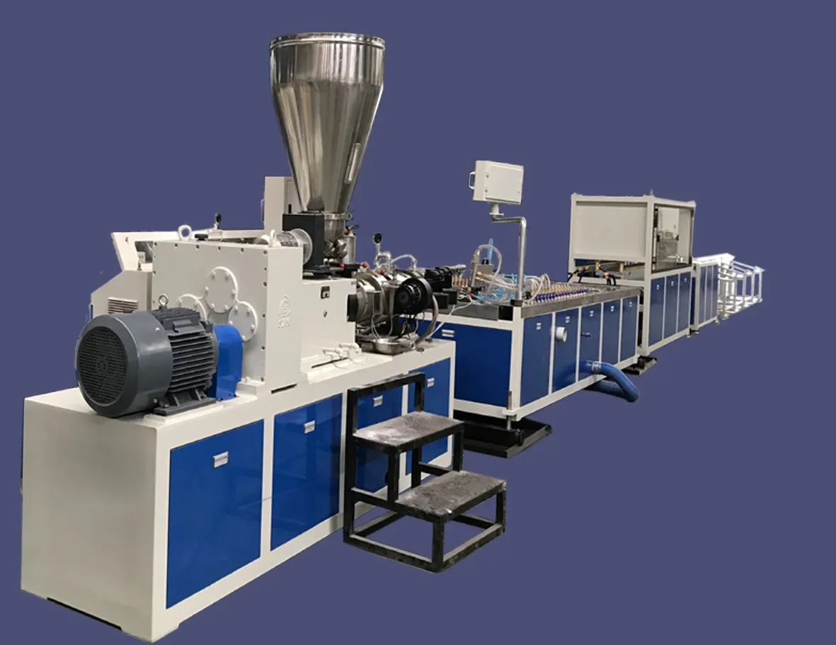 Pvc Electrical Cable Trunking Extrusion Line/pvc Cable Duct Making ...