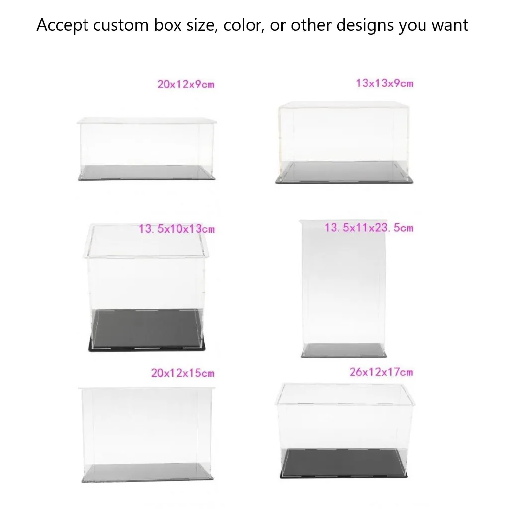 Detachable Acrylic Model Car Display Case Jewelry Toy Display Box Self ...