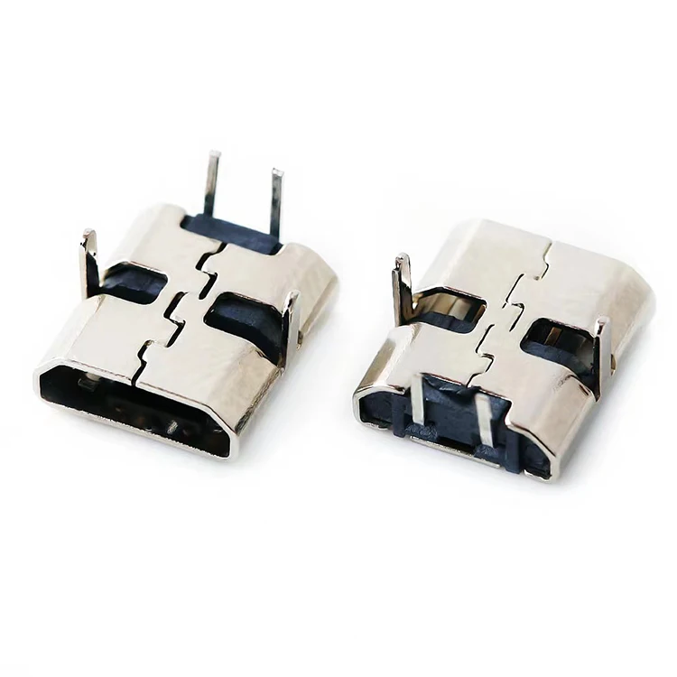 Micro 5 Pin Dip Female Part B Type Usb Socket Micro 5 Pin Dip Connector ...