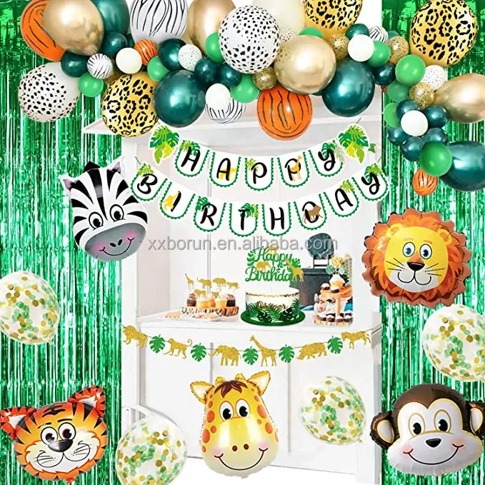 Forest Themed Party Balloons - Perfect for Any Celebration