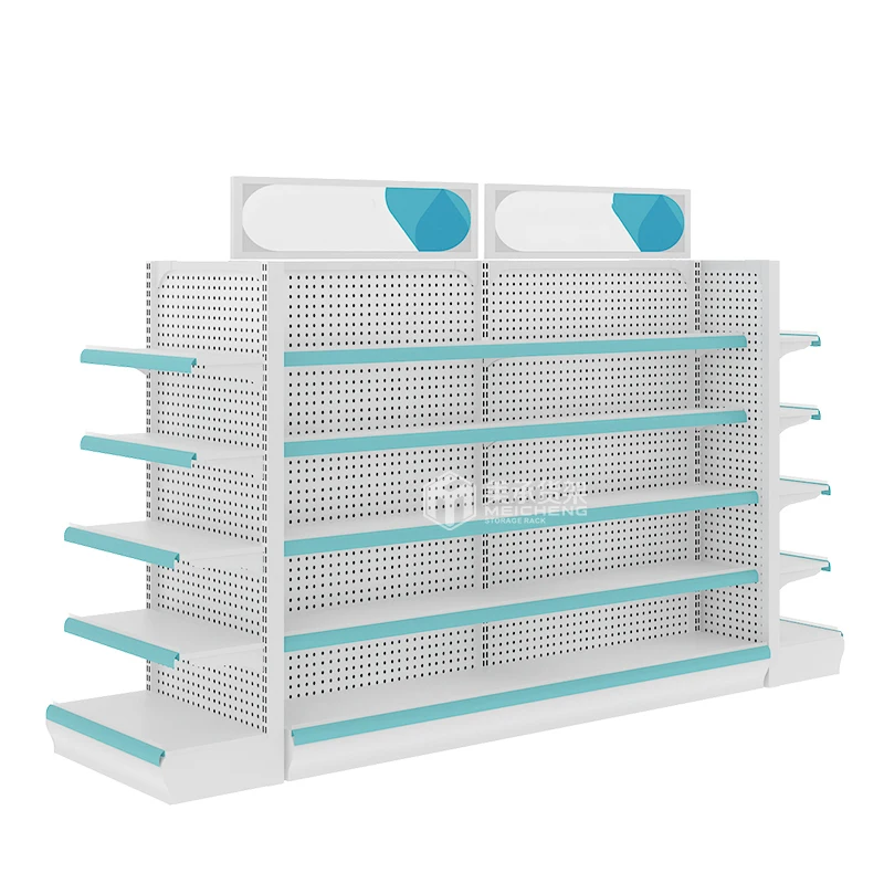 Retail Store Shelves Display Gondola Rack Shelving Store Racks Display ...