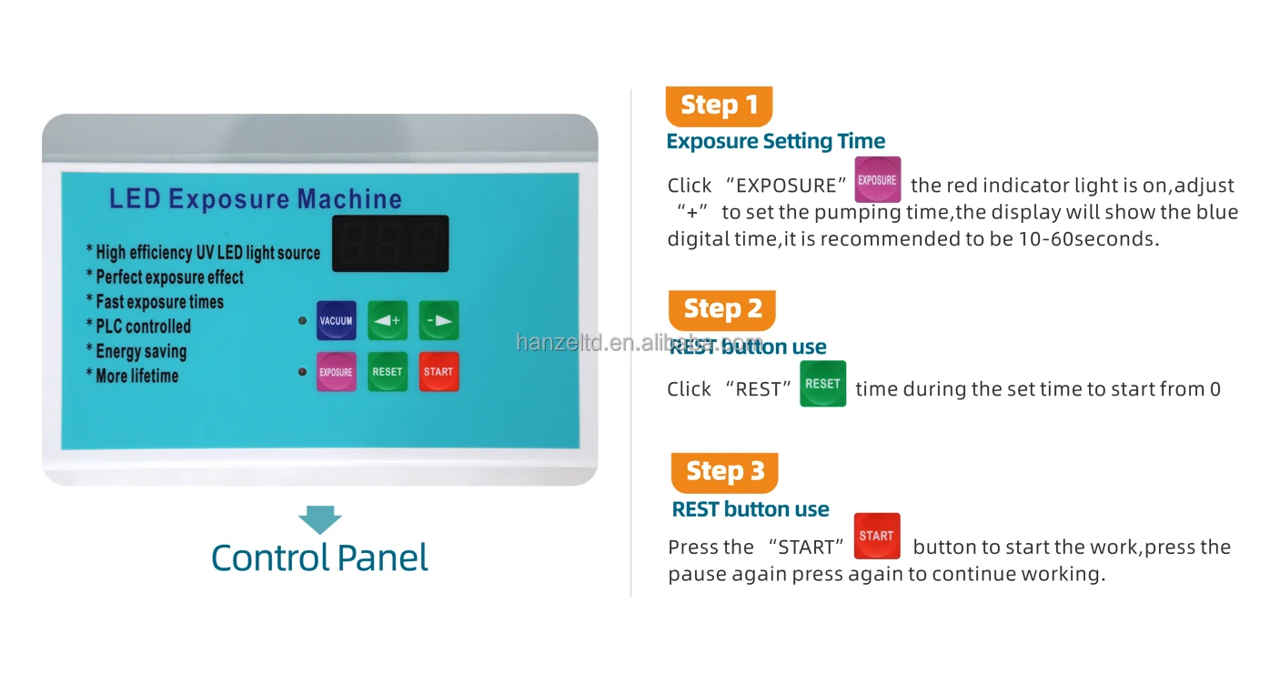 Semi-automatic Led Vacuum Exposure Unit Machine For Textile Screen ...