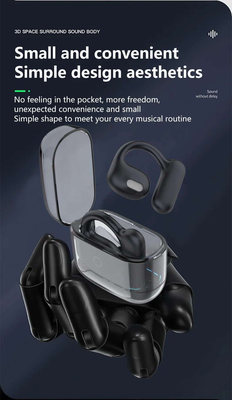 2024 New Trend Over Ear Wearable Stereo Bluetooth Sport Headsets Blue ...