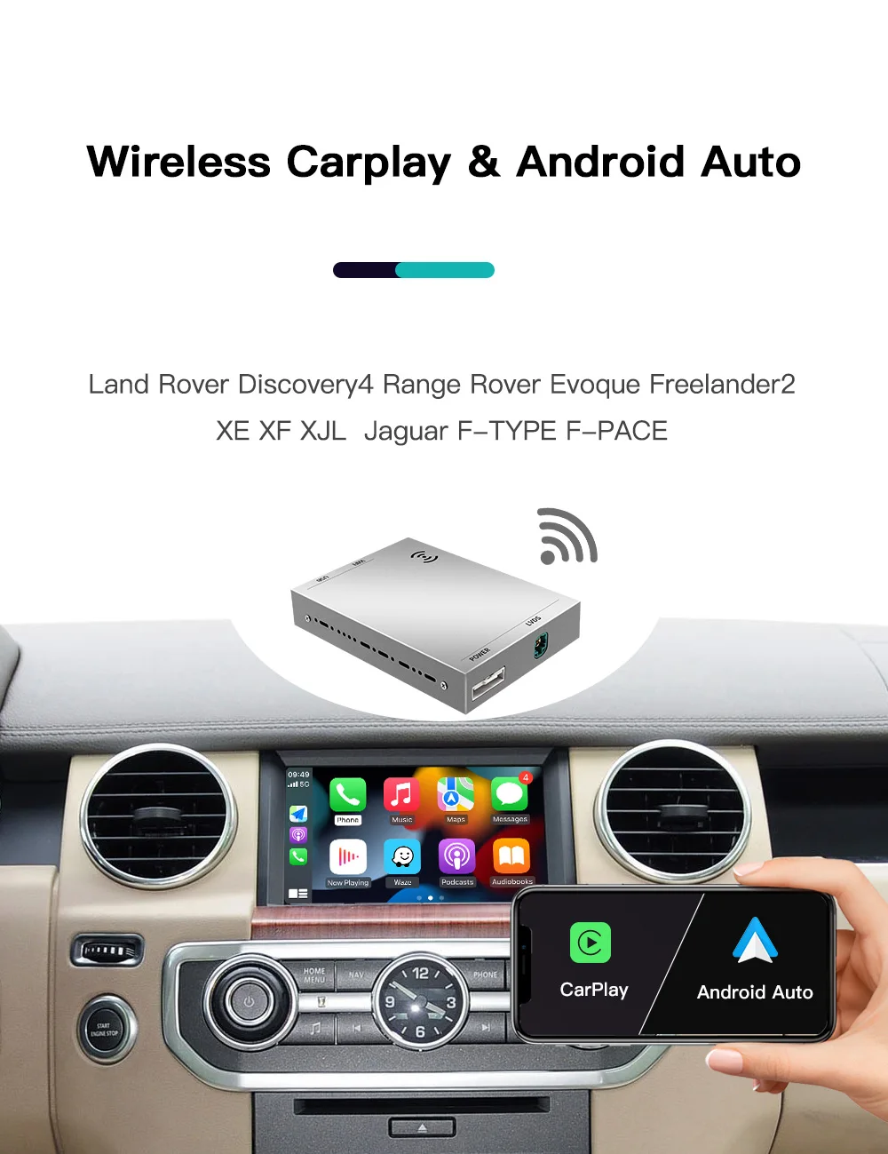 Land Rover Carplay Kits - Wireless Apple Carplay Solutions