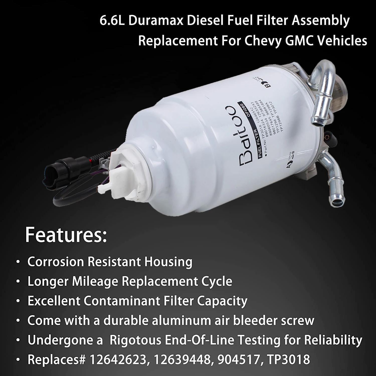 Fuel Filter Assembly For Chevy Gmc Trucks Silverado Gmc Sierra 2500 Hd ...