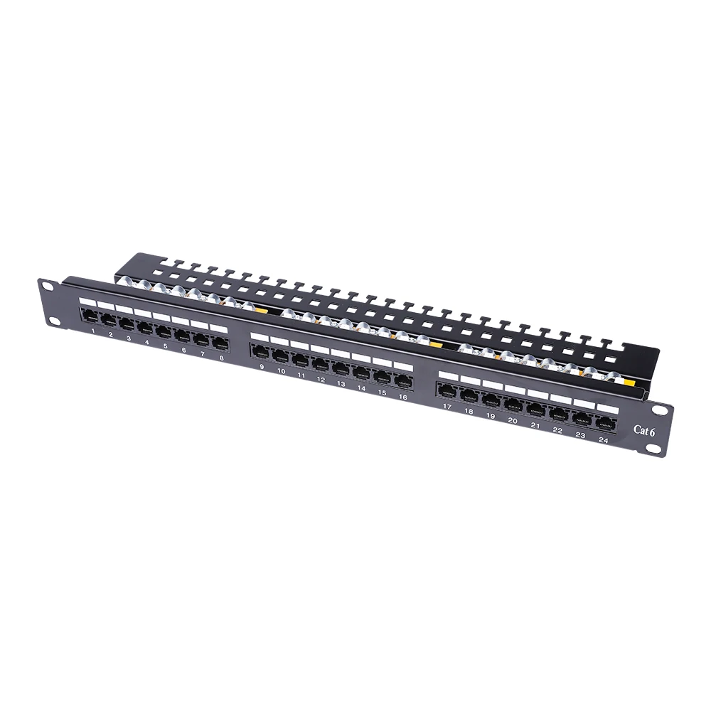 19"1u Cat6a/cat6/cat5e 24 Ports Utp 90 Degree Patch Panel - Buy Patch Panel patch Panel Blank ...