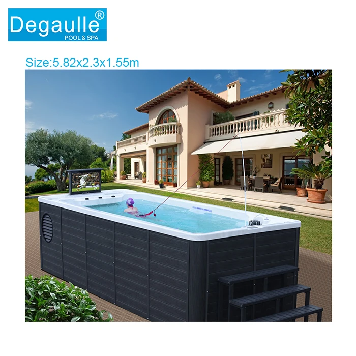 fastlane endless pool infinity edge swimming pool endless swim spa ...