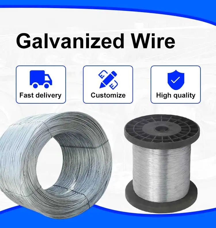 Alambre Galvanizado 10 12 14 16 20 Calibre Hot Dipped Electro ...