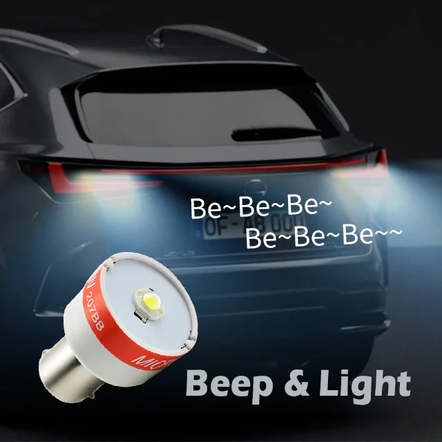 Promata High Bright Led Bulb Beep Warning Light 105db Auto Reverse ...