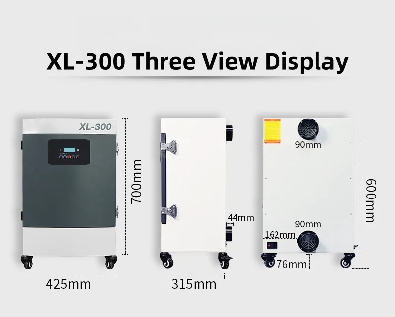 Industrial Laser Machine Fume Extractor Co2 Portable Dust Collector ...