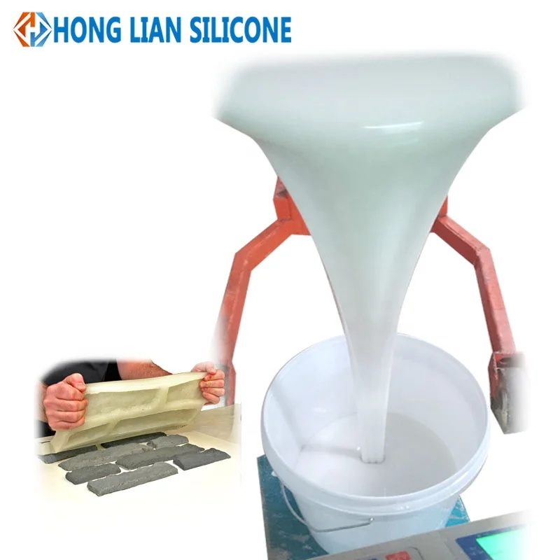 low viscosity liquid silicone make concrete mold no oily silicone ...