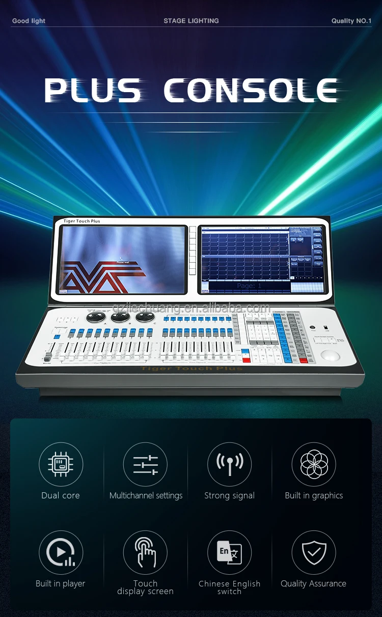 Guangzhou Factory Stage Lighting Console DMX512 Events LCD Display ...