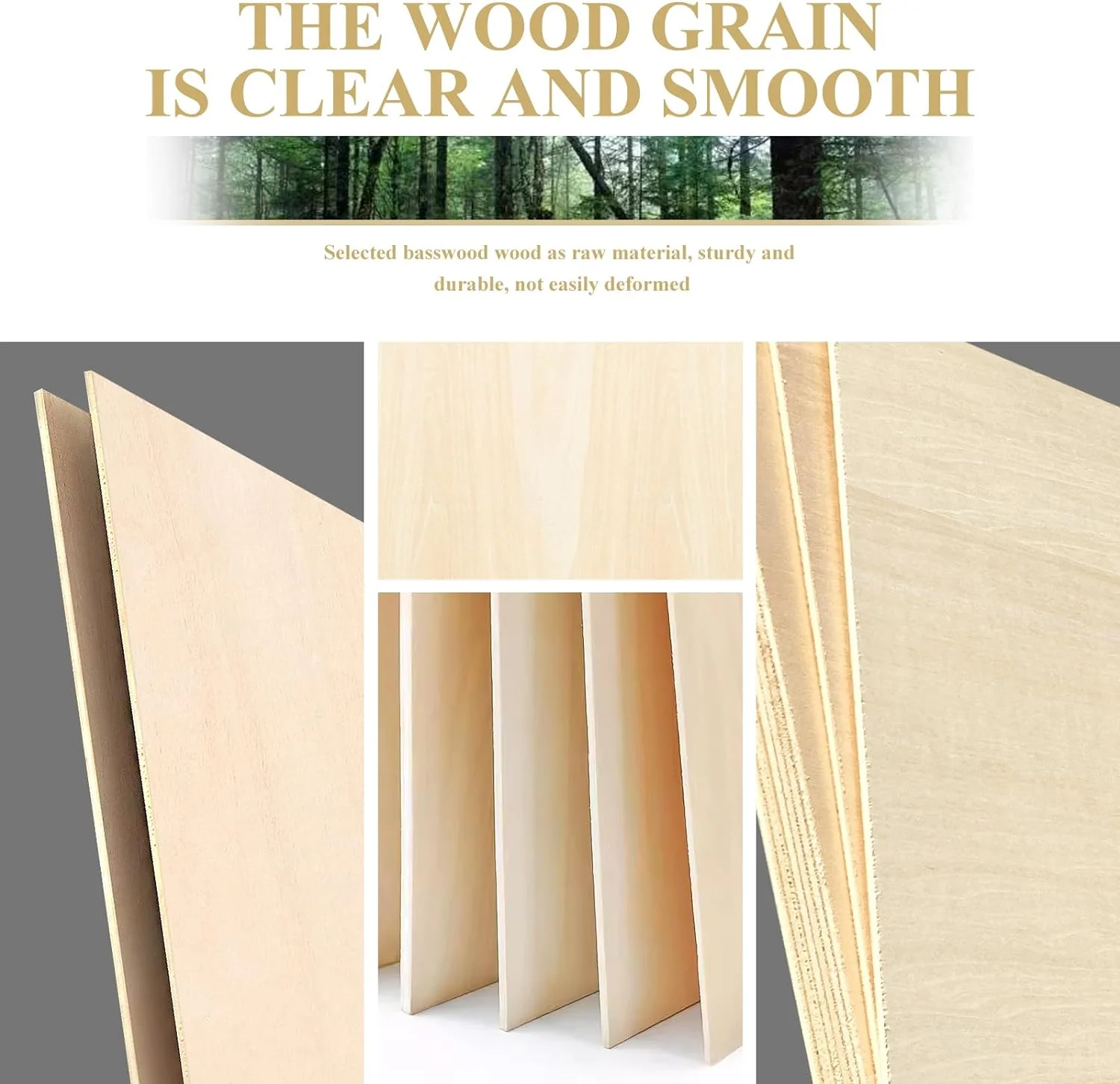 Custom Plywood - Basswood DIY Projects & Laser Engraving
