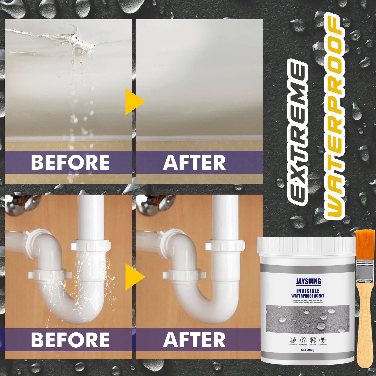 Jaysuing Invisible Waterproof Agent - Seal Leaks Effectively