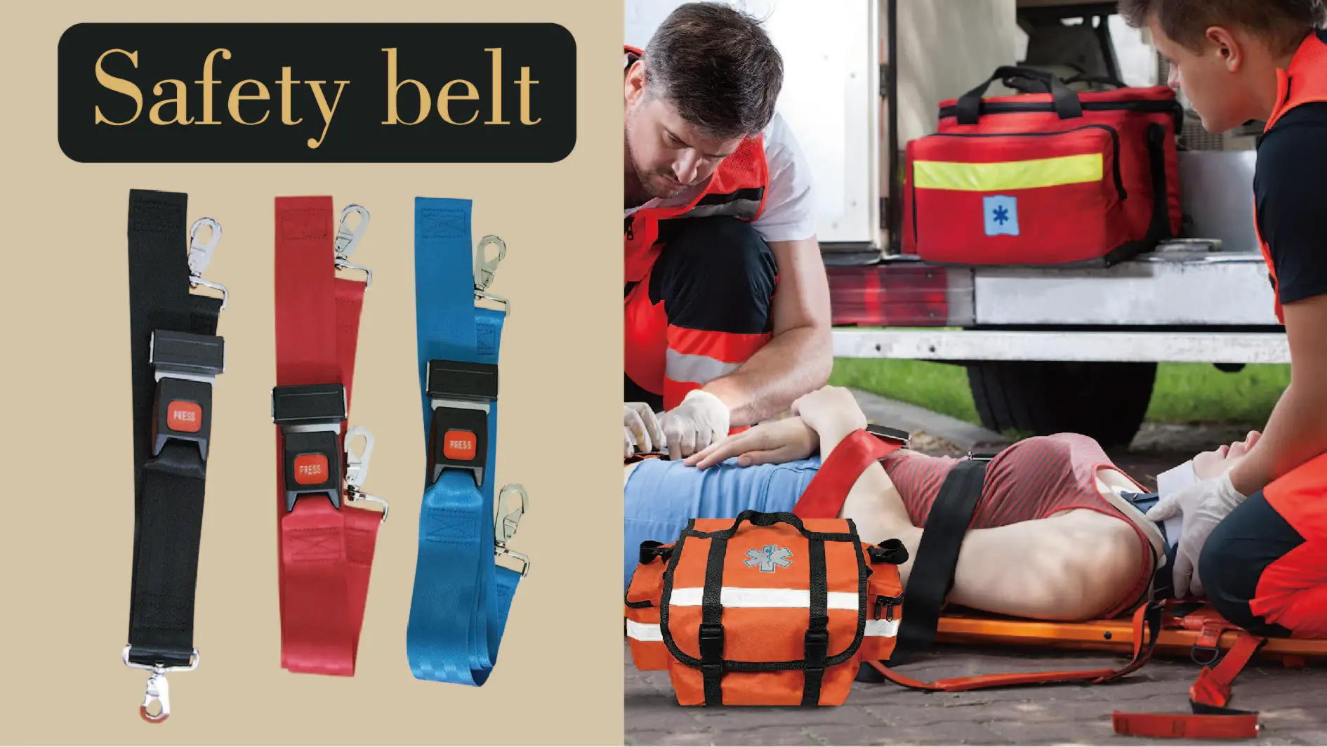 Quick Release Push Button Metal Buckle Used With Spine Board Restraint ...