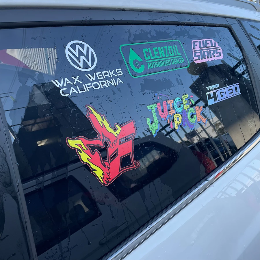 Uv Resistant Car Window Decals Waterproof Transfer Vinyl Anime Sticker ...