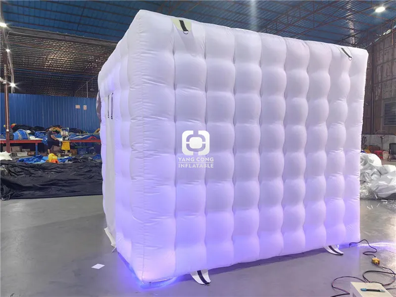 Outdoor /indoor Photo Inflatable Booth Led Light Custom Air Booth Tent ...