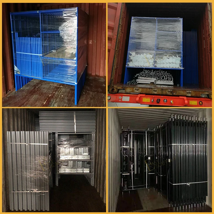 Construction Material Mobile H Frame Scaffolding 8 Inch Caster 8 ...