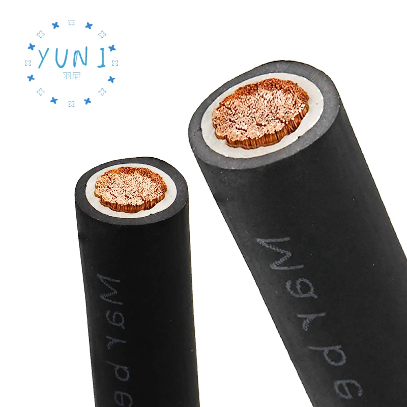 YUNI black 1 x 95 mm2 H01N2-D H01N2-E welding rubber cable - Shanghai ...