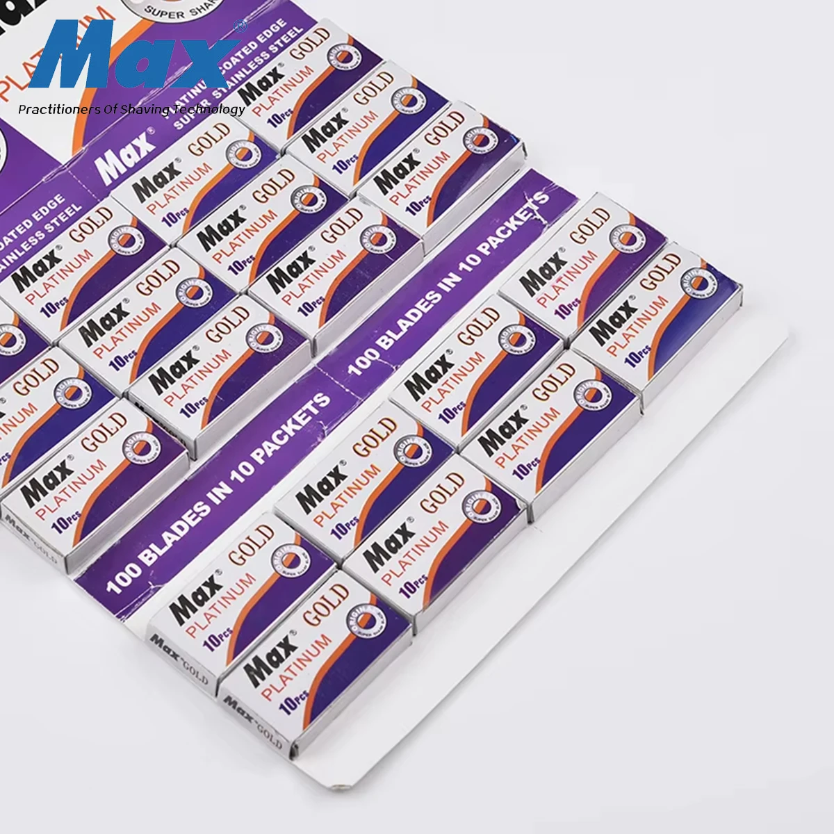 Max High Quality Wholesale Easy Break Straight Double Edge Razor Blade ...