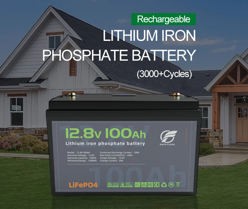 12v 24 Volt 100ah Solar Lifepo4 Battery Energi Storage Bluetooth ...