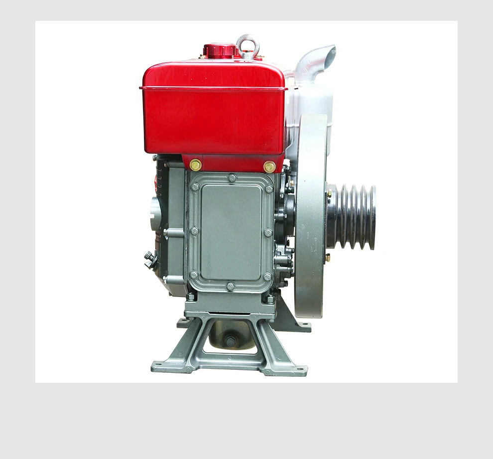 18 HP Hand-operated Single-cylinder Water-cooled Agricultural diesel ...
