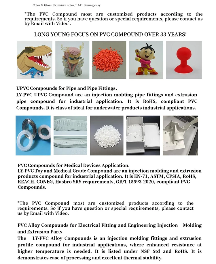 Plastic Granules Pvc Compound For Corrugated Pipes - Buy Pvc Compound ...