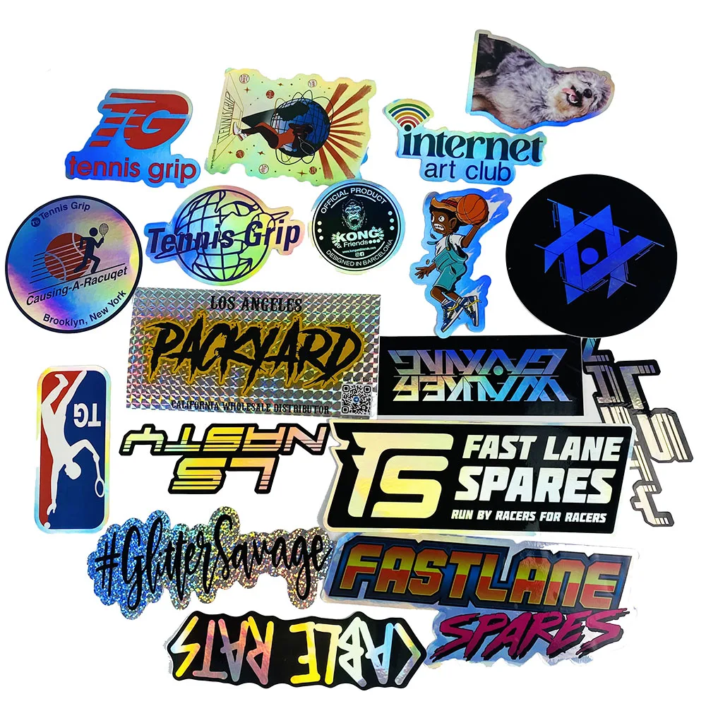 Waterproof Permanent Vinyl Logo Stickers Decorative Colorful Cartoon ...