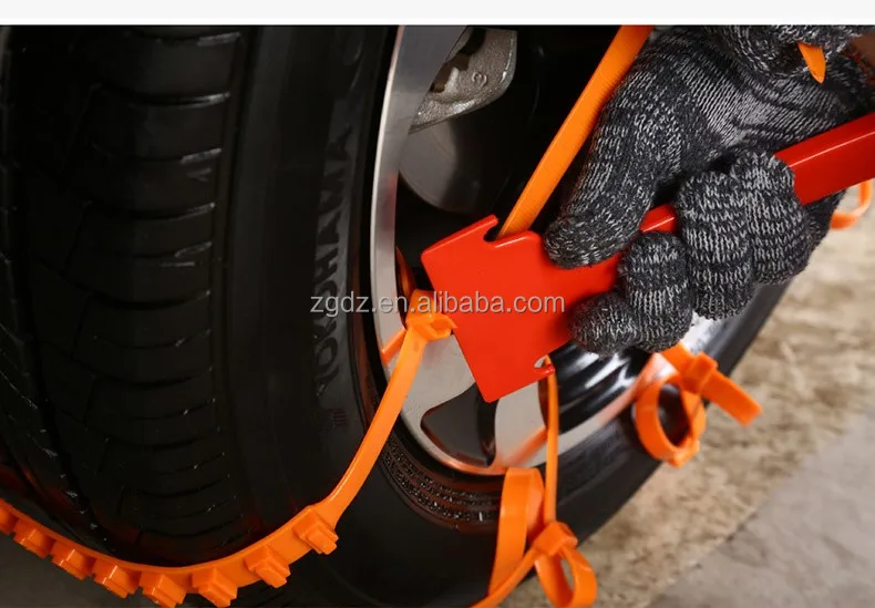 Car Winter Tire Wheels Emergency Slip Tyre Cable Belt Snow Chains Car ...