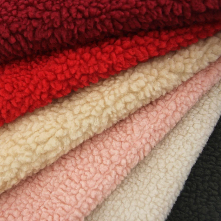 Wholesale New Style 100 Polyester Teddy Fleece Fabric Free Sample Super ...