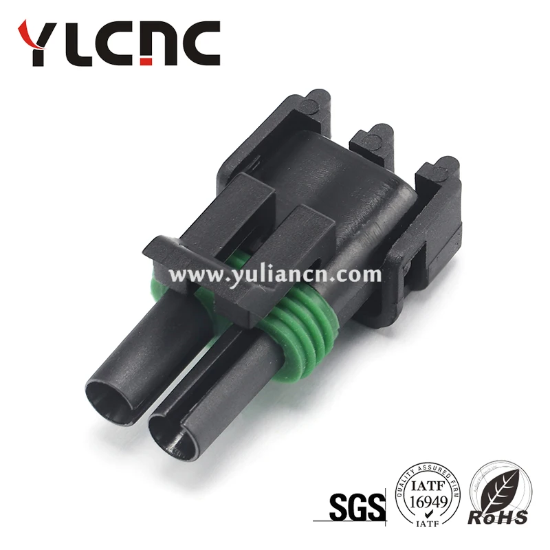 2 Pin Waterproof Electrical Wire Connector Plug Delphi 12015792 - Buy ...