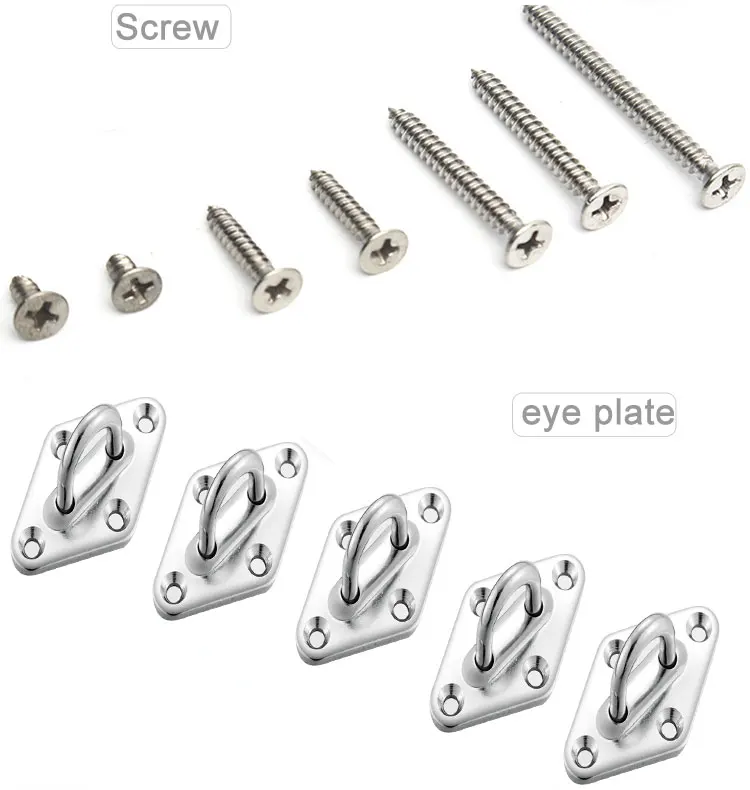 304 316 Rectangle 6mm Fixing Rigging Hardware Stainless Steel Square ...