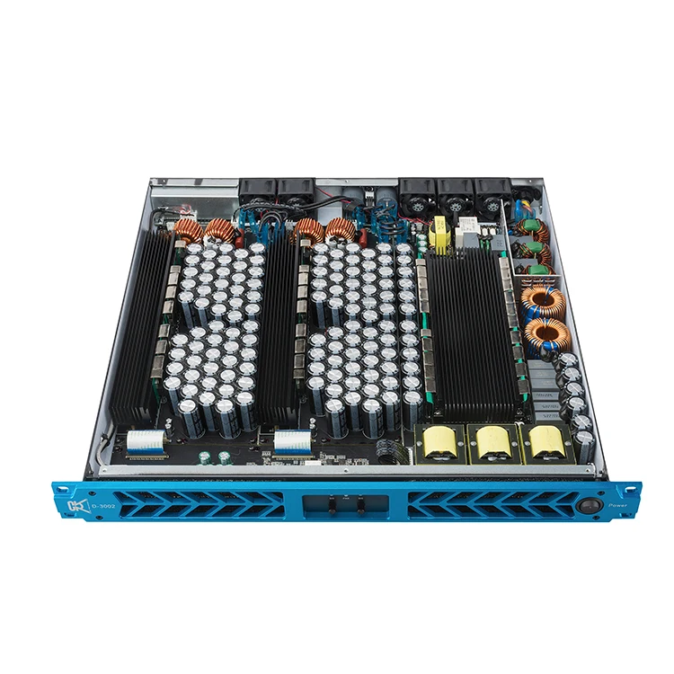 D3302 CVR Professional 1U Class D Power Amplifier - 3300W
