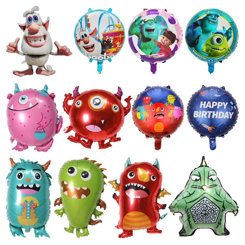 Cartoon Monster Balloons Booba Foil Balloons University Anime Helium ...