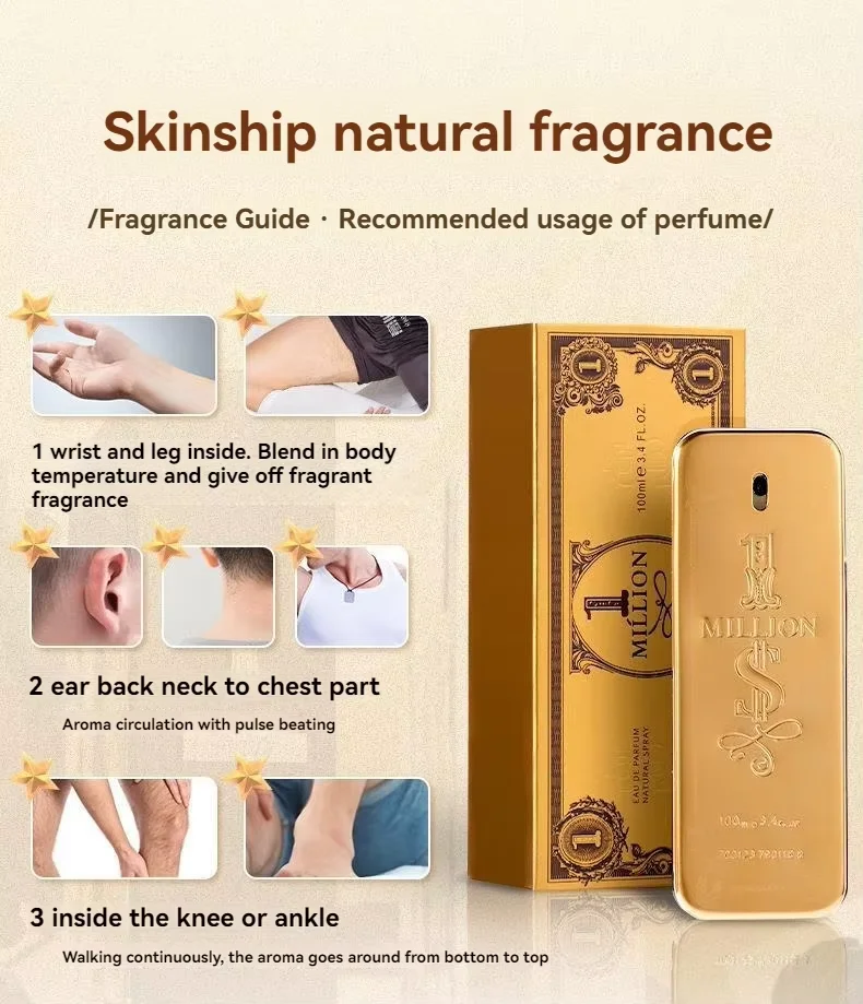 JINFU Wholesale 1 Million Perfume Cologne Men's Oud Flavor