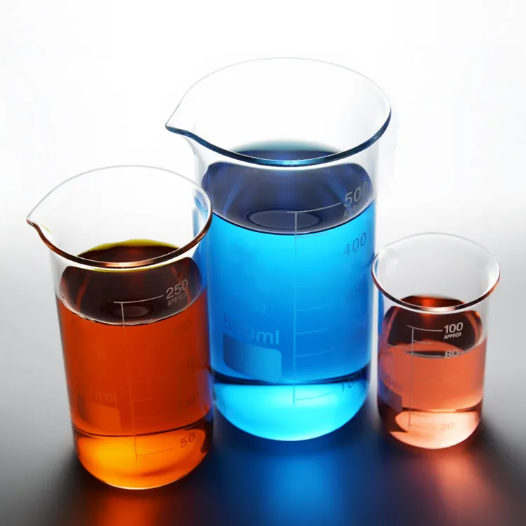 Laboratory Standard Low Form Borosilicate Beaker Glass Beaker Glass ...