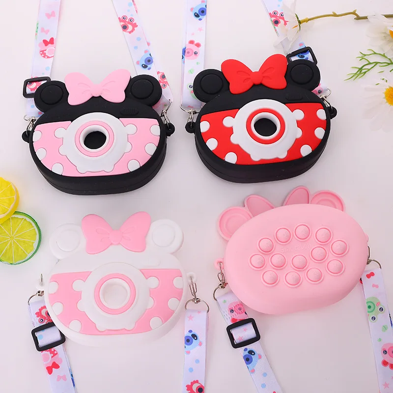 Cute Unique Cartoon Children Student Girls Wallet Handbag Messenger ...