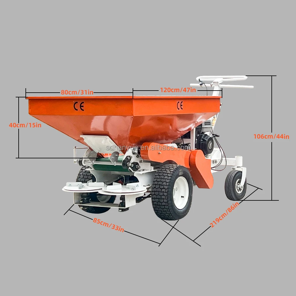 2024 new machine best fertilizer spreader adjustable spread rate ...