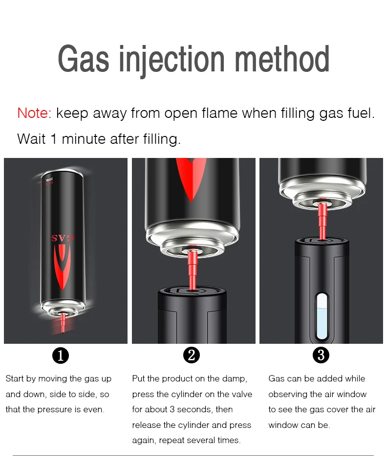 Original Factory Custom Butane Kitchen Gas Torch Lighter Long Metal Jet ...