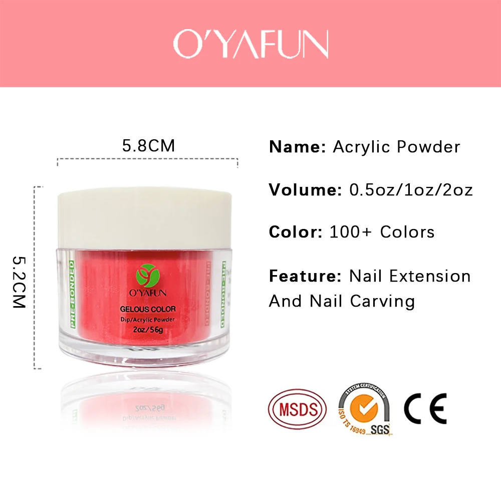 0.5oz Beautiful Manicure Acrylic Powder Bulk Packing Colors Powder For ...