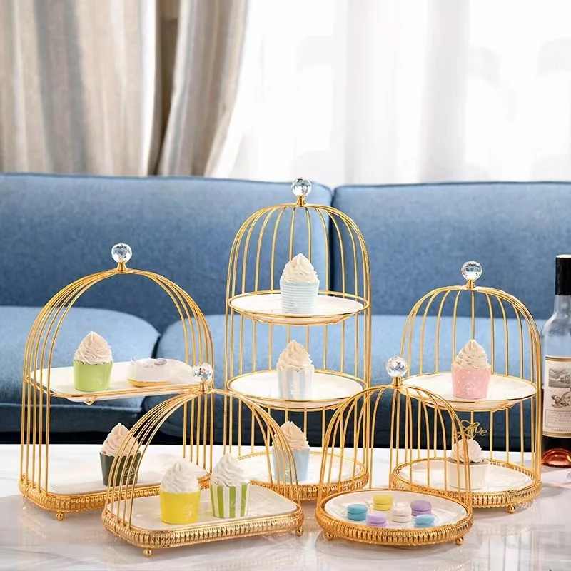 Dessert Stand Serving Display Restaurant Food Cupcake Storage Rack OEM ...