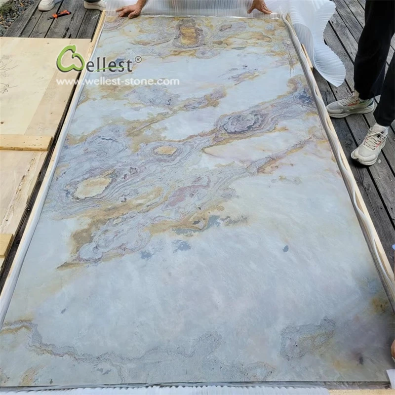 Big Slabs Natural Stone Flexible Stone Sheets Ultra Thin Stone 2-3 Mm ...