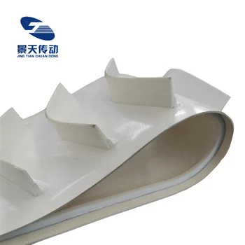White Pvc Conveyor Belt With Cleat For Food Food Industry - Buy Food ...