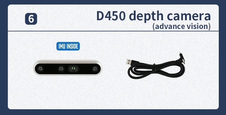 High-resolution image sensor Intel RealSense Depth Camera D435i D455 ...