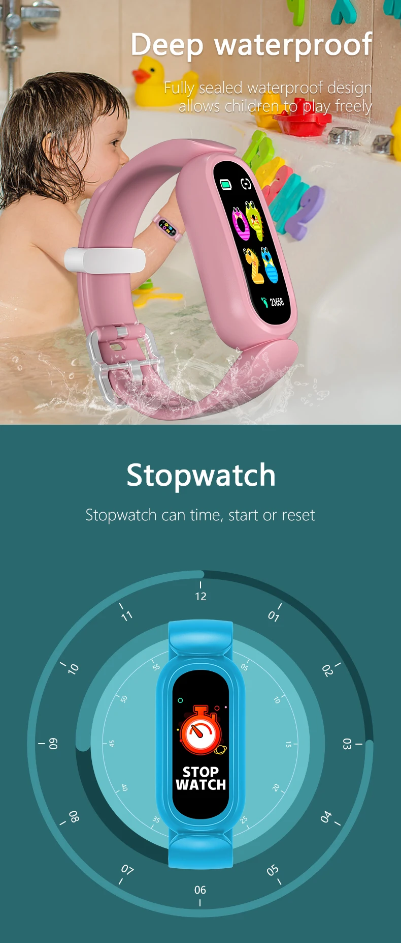 Manufacturer Kids Smart Watch 2023 Heart Rate Blood Pressure Children's ...
