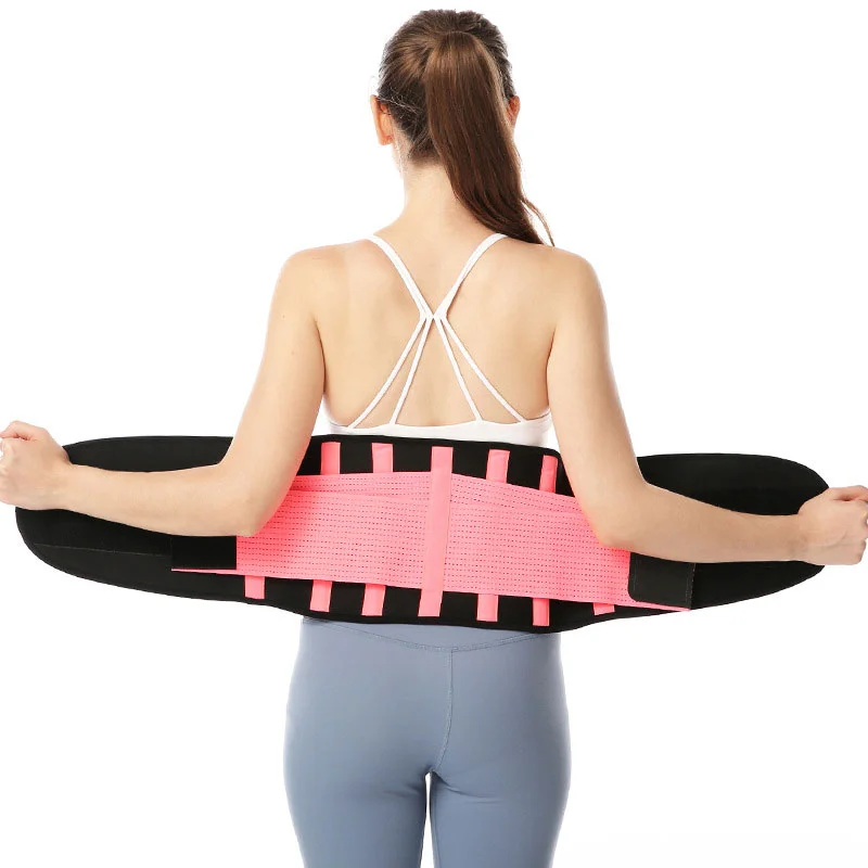 Elastic Back Waist Lumbar Support Belt For Back Pain Waist Support Back ...